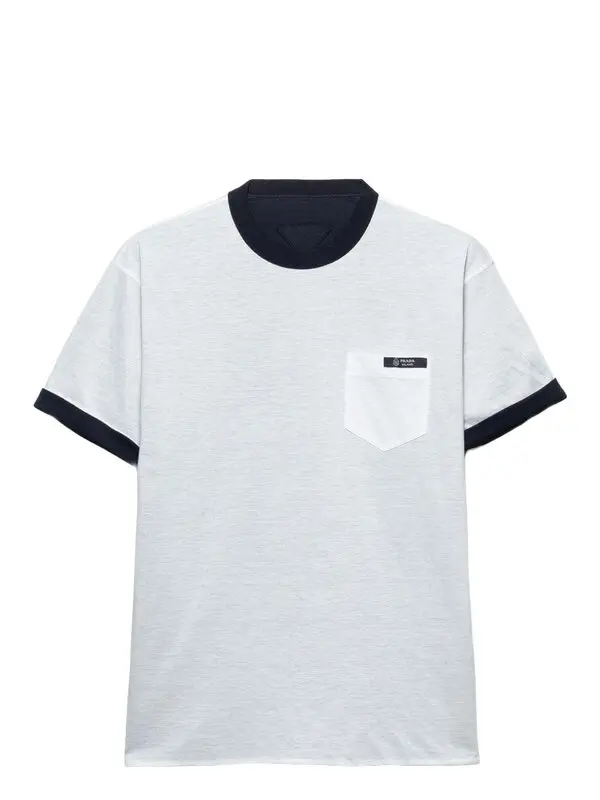 Prada Reversible Cotton T-shirt - Multicolor