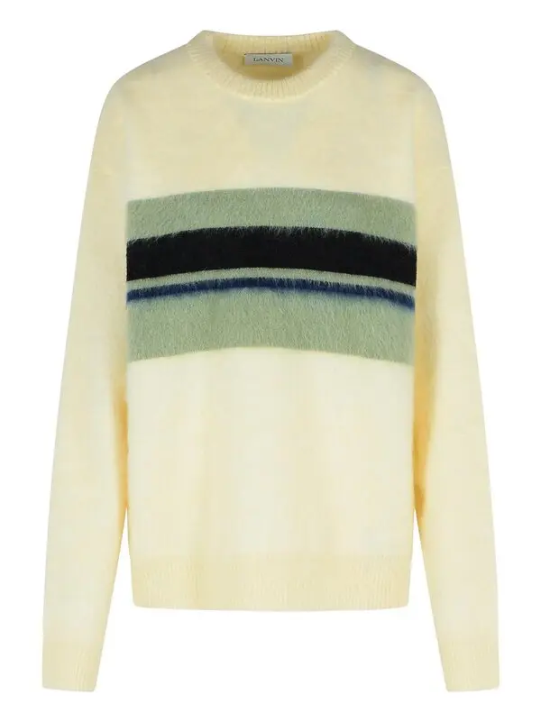 LANVIN Multi Wool Blend Sweater - Multicolor