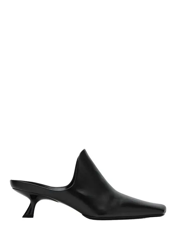 Loewe Emily Calfskin Mules - Black