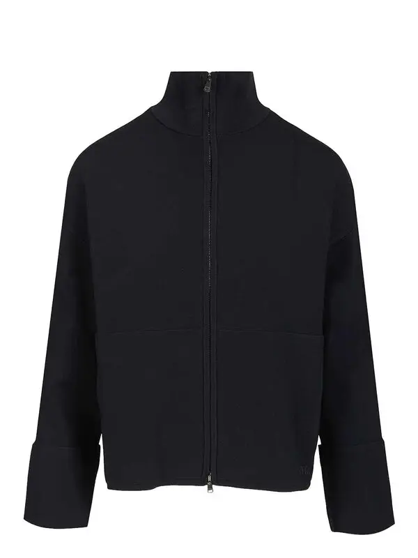 Max Mara Viscose Crepe Cardigan - Blue