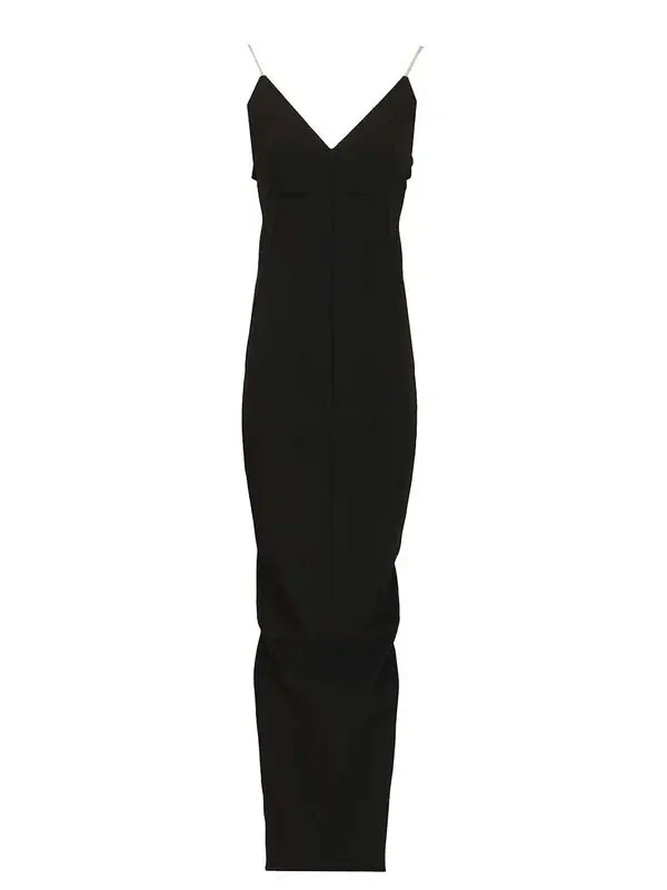 Rick Owens Long Dress Maillot Gown - Black