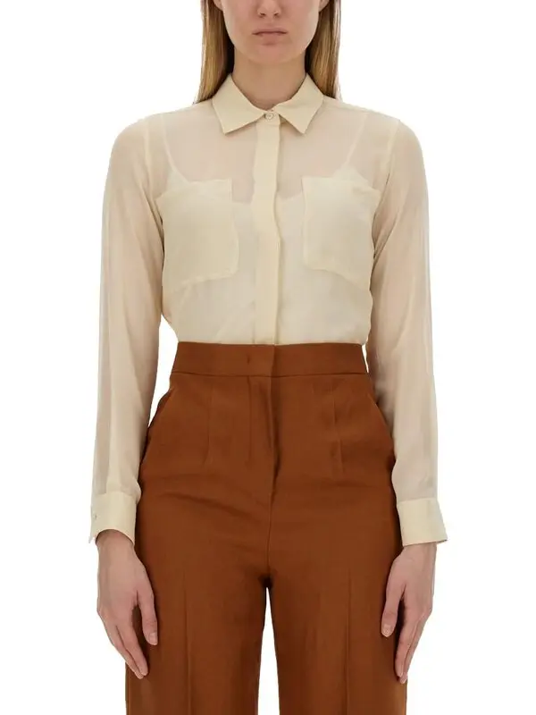 Max Mara Summer Clam Shirt - Cream