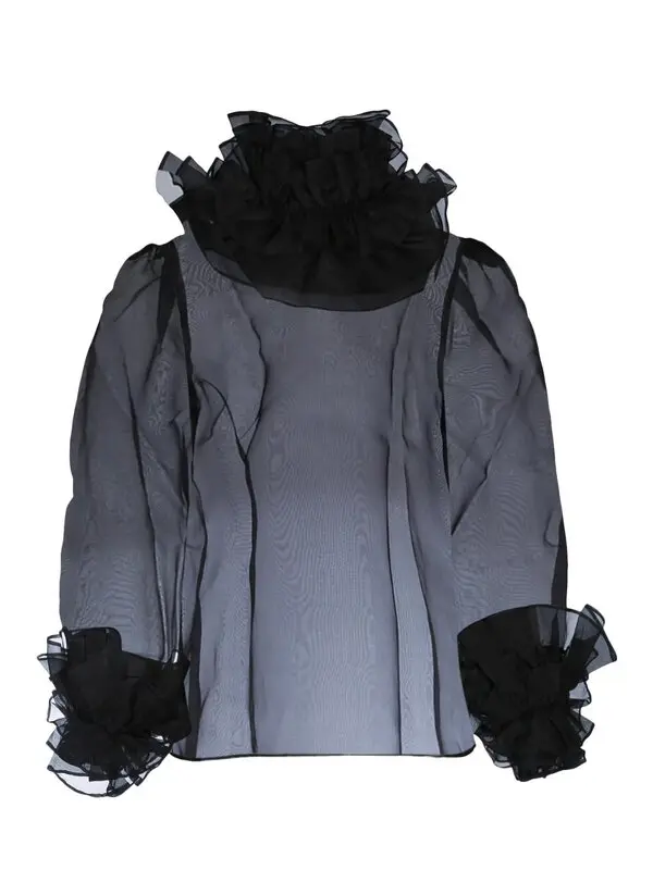 BODE Ruffle Camicia - Multicolor