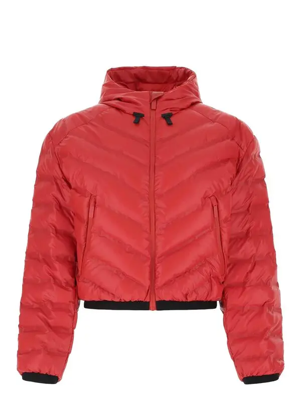 Prada Polyurethane Blend Padded Jacket - Red