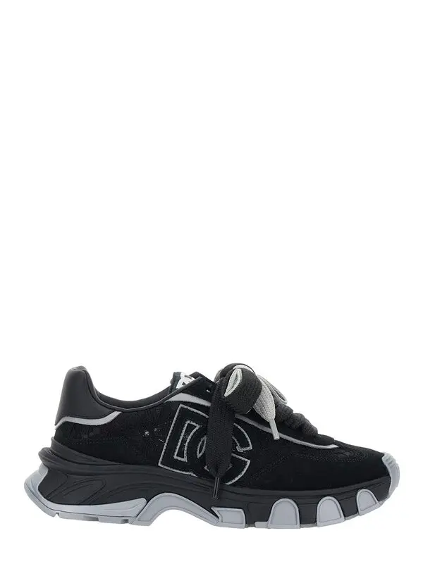Dolce & Gabbana Suede Low Top Sneakers - Multicolor