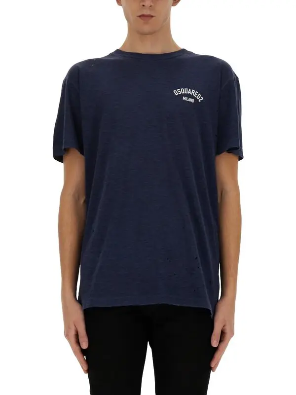 Dsquared2 T-shirt With Logo - Multicolor