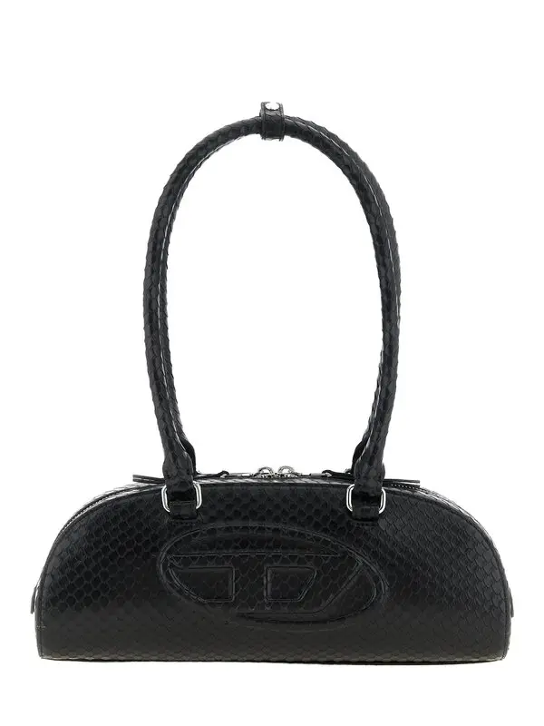 DIESEL® 1dr Dome Shoulder Bag - Black
