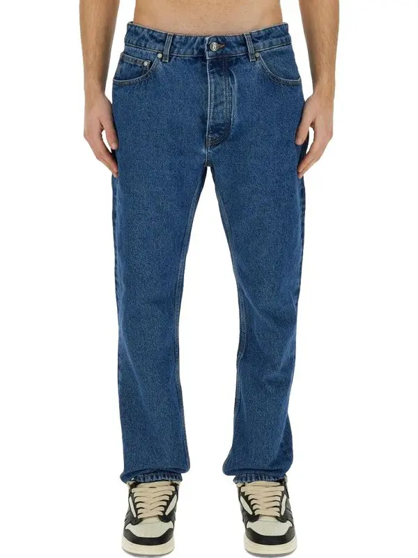 Palm Angels Straight Leg Jeans - Multicolor