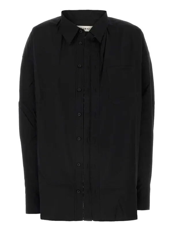 Y/project Poplin Oversize Shirt - Black