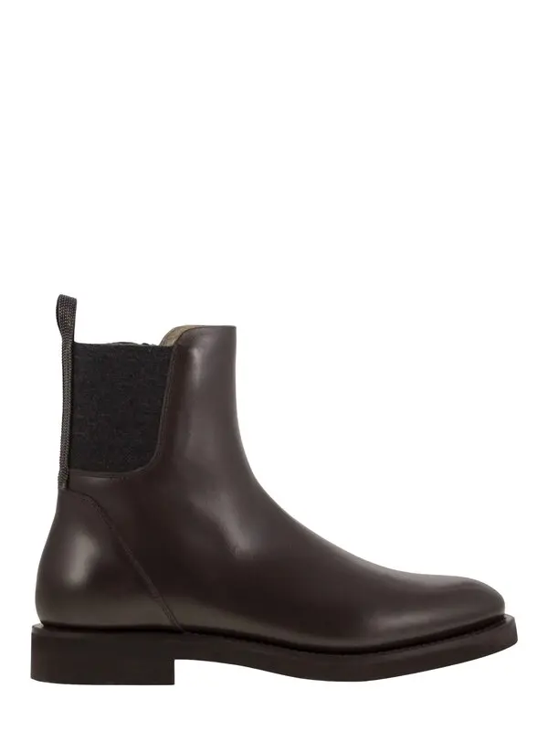 Brunello Cucinelli Chelsea Boots - Brown