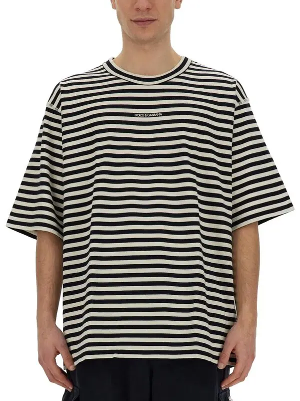 Dolce & Gabbana T-shirt With Logo - Multicolor