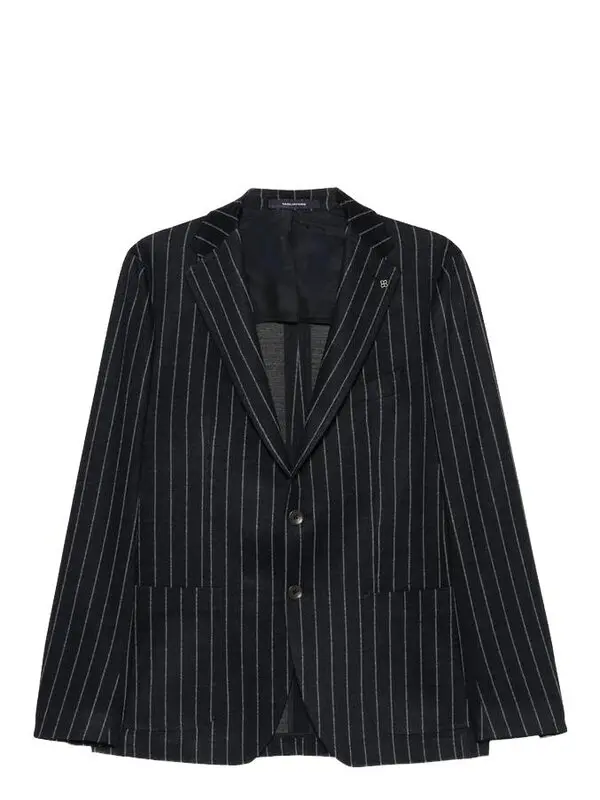 Tagliatore Striped Blazer - Blue