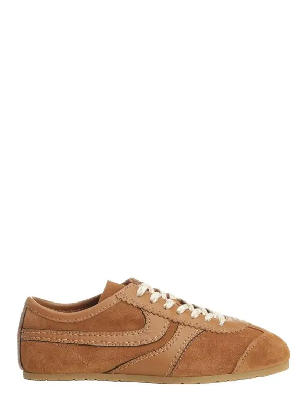Dries Van Noten Suede Sneakers - Brown