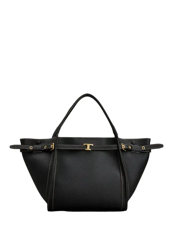 TOD'S Hammered Laeather Tote Bag - Multicolor