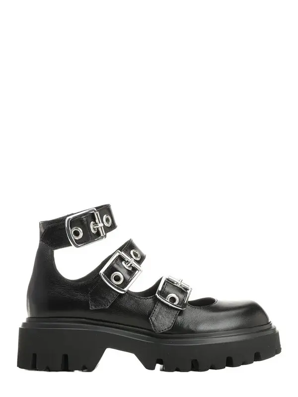 VIVIENNE WESTWOOD Bacchus Leather Sandals - Black