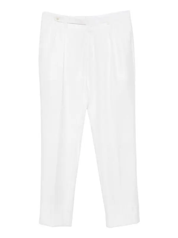 Brioni Elba Wool Trousers - Multicolor