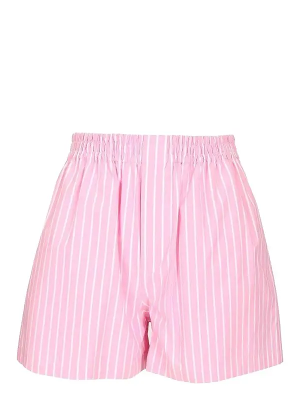 Balenciaga Striped Cotton Poplin Boxers - Multicolor