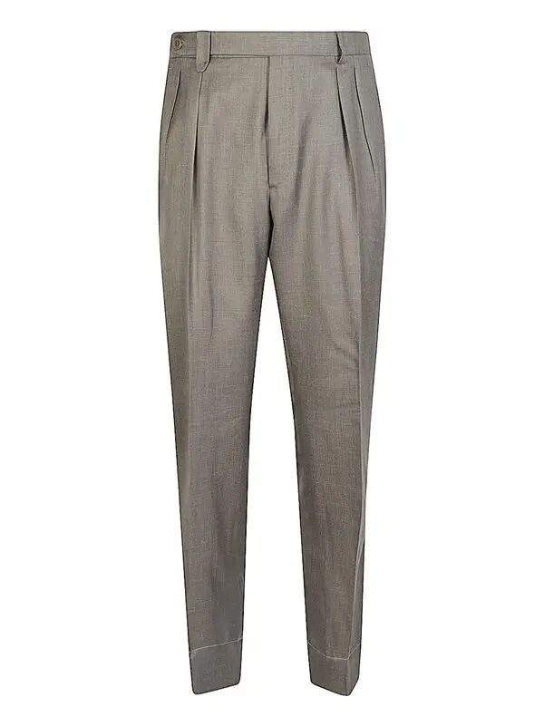 Brioni Silk And Cashmere Trousers - Multicolor