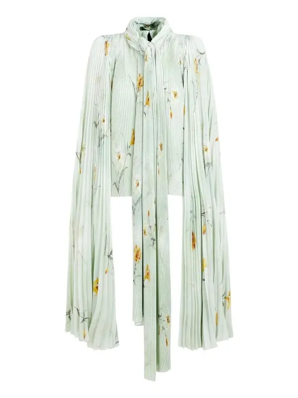 Balenciaga Polyester Blouse - Green