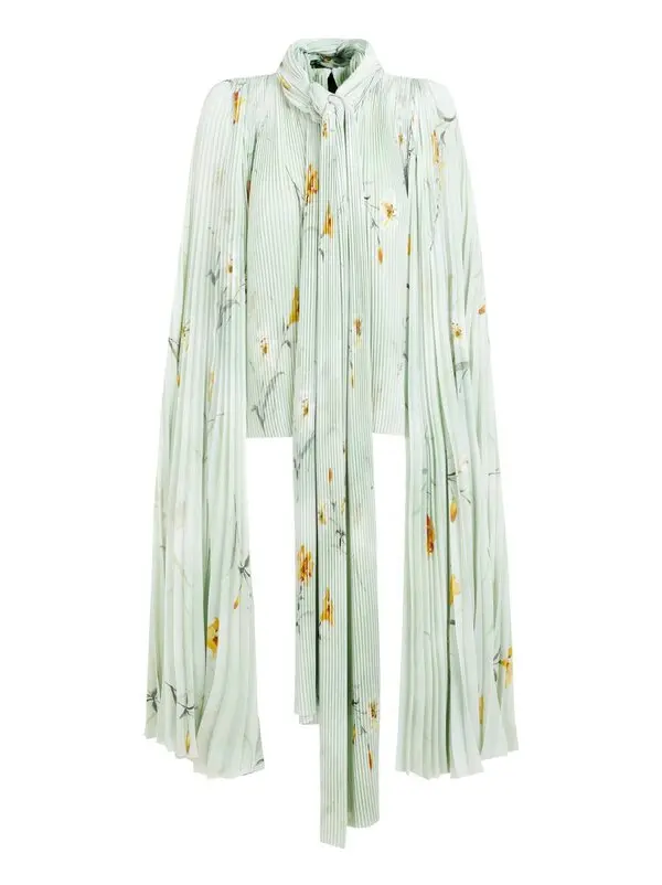 Balenciaga Polyester Blouse - Green