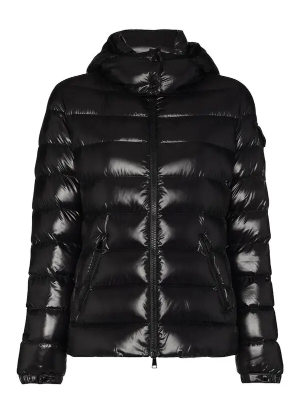 Moncler Padded Hooded Jacket - Black