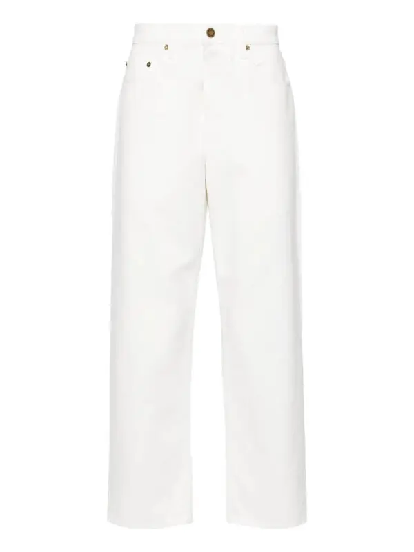 GOLDEN GOOSE Loose Fit Denim Jeans - White