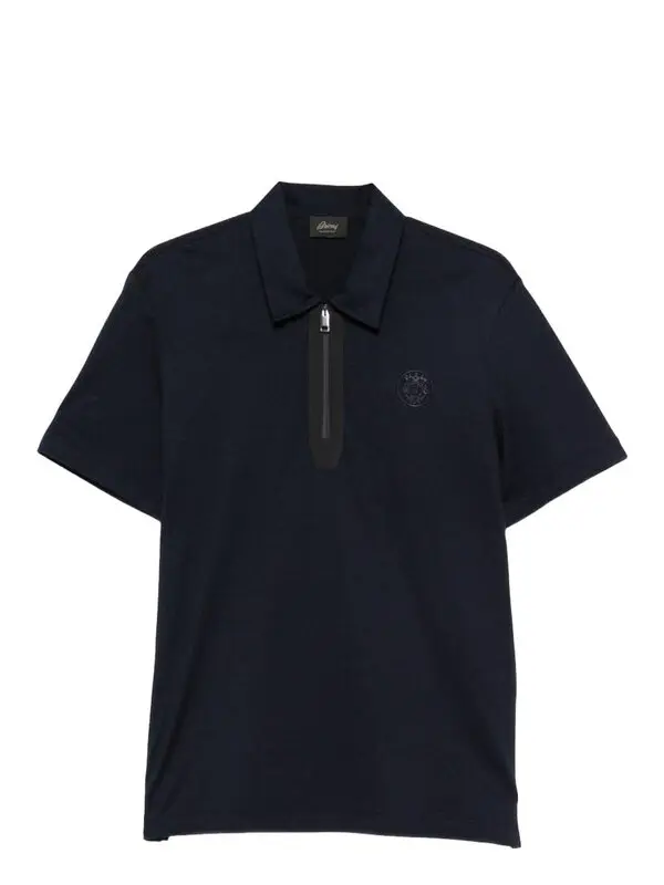 Brioni Cotton Polo Shirt - Multicolor