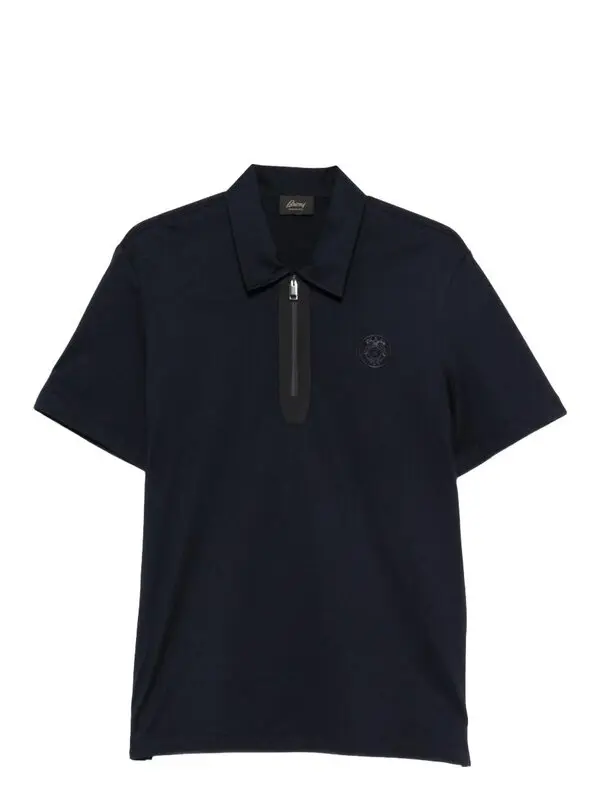 Brioni Cotton Polo Shirt - Multicolor