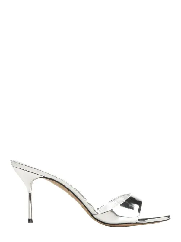Paris Texas Lidia Mule - Silver