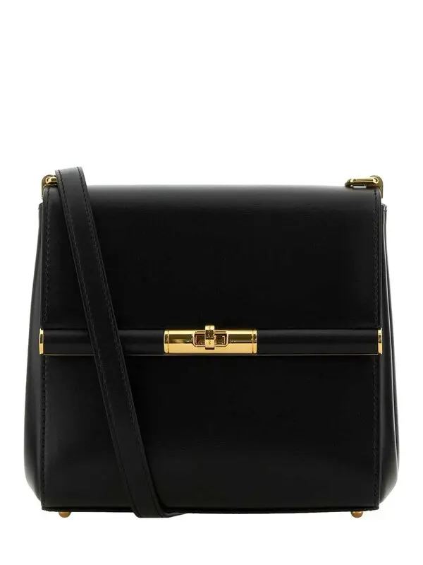 Dolce & Gabbana Leather Marlene Crossbody Bag - Black