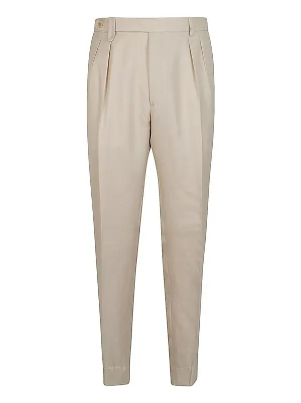 Brioni Silk And Cashmere Trousers - Multicolor