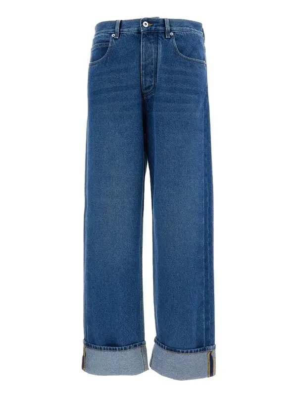 Bottega Veneta Turn Up Hem Jeans - Multicolor