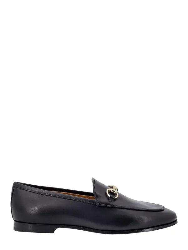 Gucci Leather Jordaan Loafers - Black