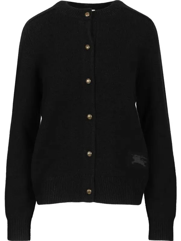 Burberry Cashmere Cardigan - Black