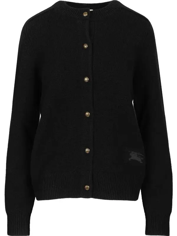 Burberry Cashmere Cardigan - Black