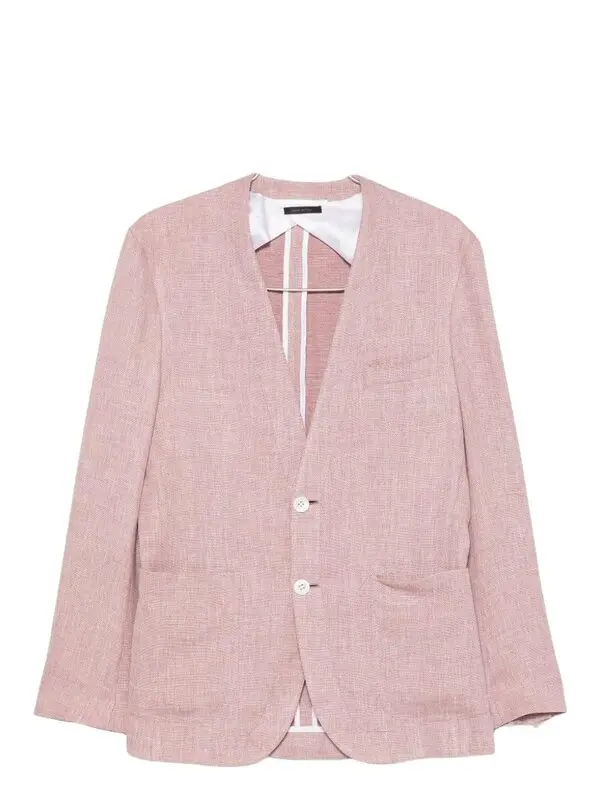 Brioni Linen And Silk Blend Jardigan - Multicolor