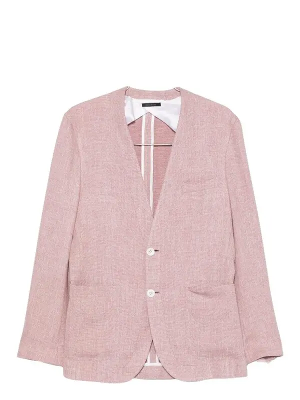 Brioni Linen And Silk Blend Jardigan - Multicolor