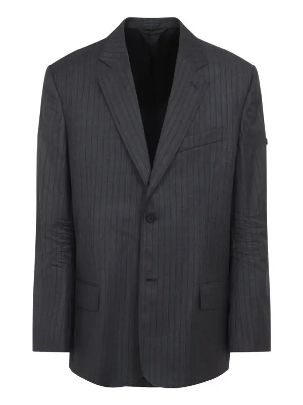 Balenciaga Wool Blazer - Gray