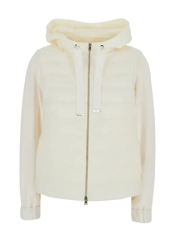 Herno Hooded Puffer Jacket - White