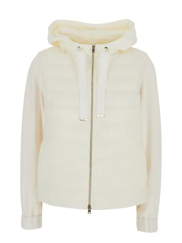 Herno Hooded Puffer Jacket - White
