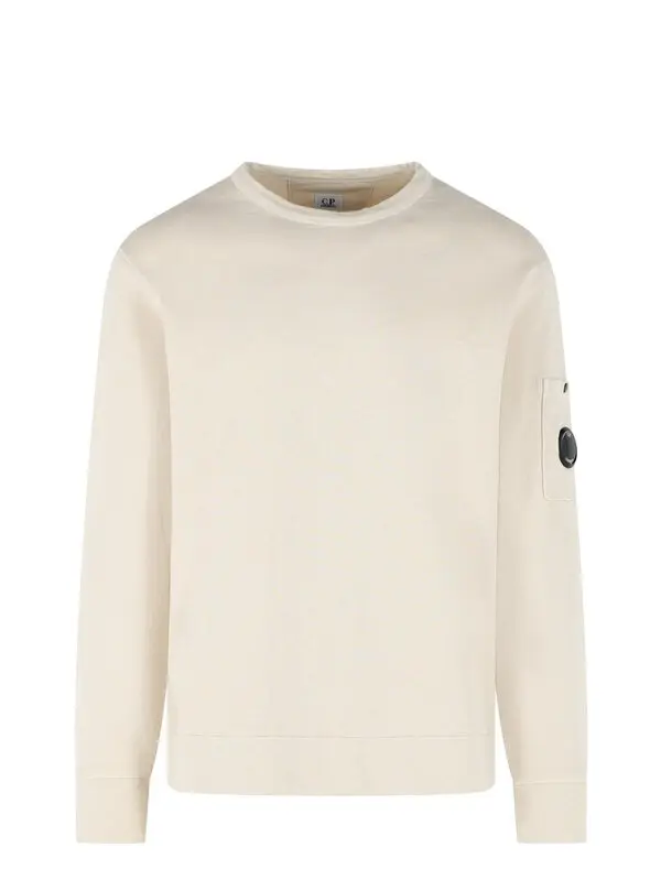 C.P. COMPANY Cotton Sweatshirt - Cream