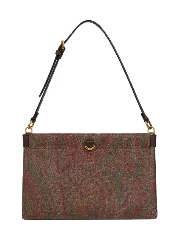 Etro Mini Clutch Talk Shoulder Bag - Brown
