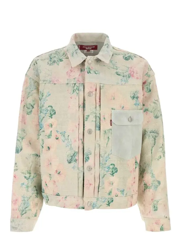 Junya Watanabe Embroidered Canvas Jacket - Multicolor