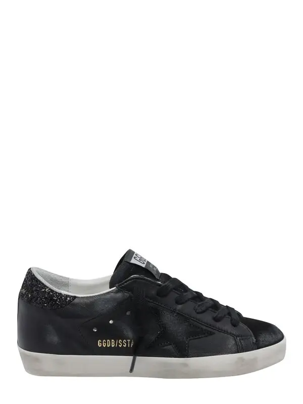 GOLDEN GOOSE Super-star Sneakers - Black