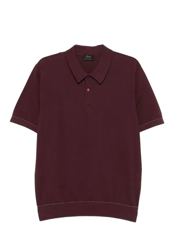 Brioni Cotton Polo Shirt - Multicolor