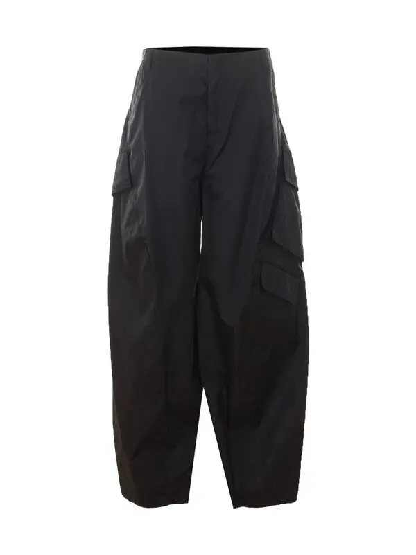Alaïa Taffeta' Cargo Pants - Black