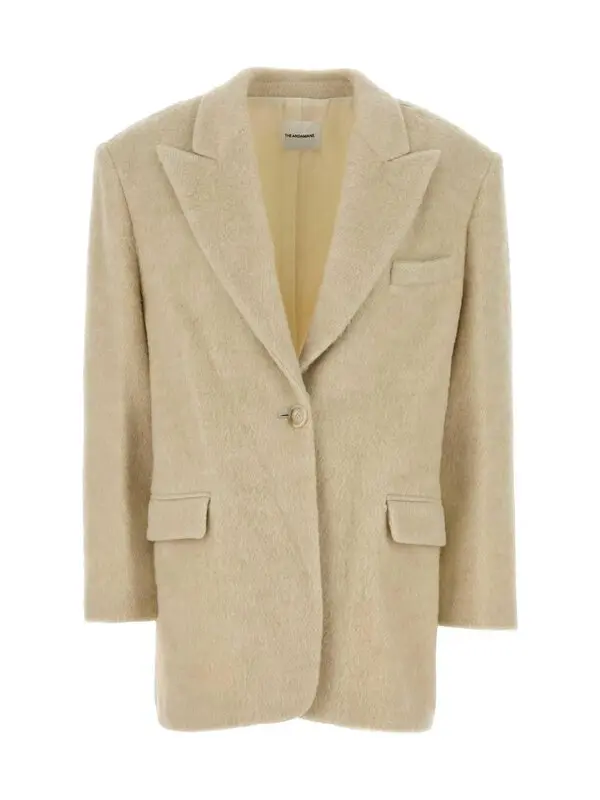 Andamane Acrylic Blend Coat - Brown