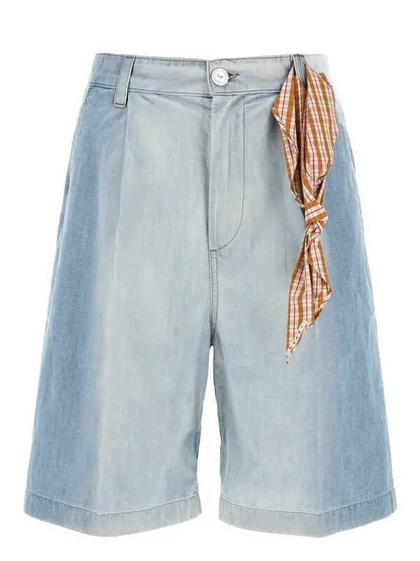 Marni Denim Bermuda Shorts - Blue