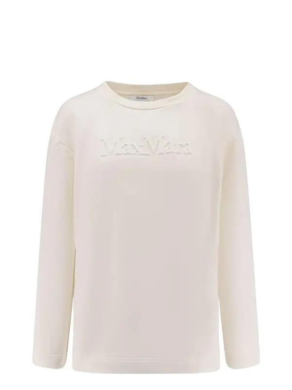 Max Mara Berma Cotton And Silk Sweatshirt - Multicolor