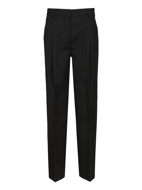 TOTEME Pleated Trousers - Black